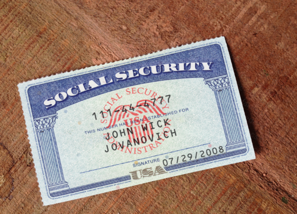 USA SSN Card Template Photoshop | JohnWickTemplates.com