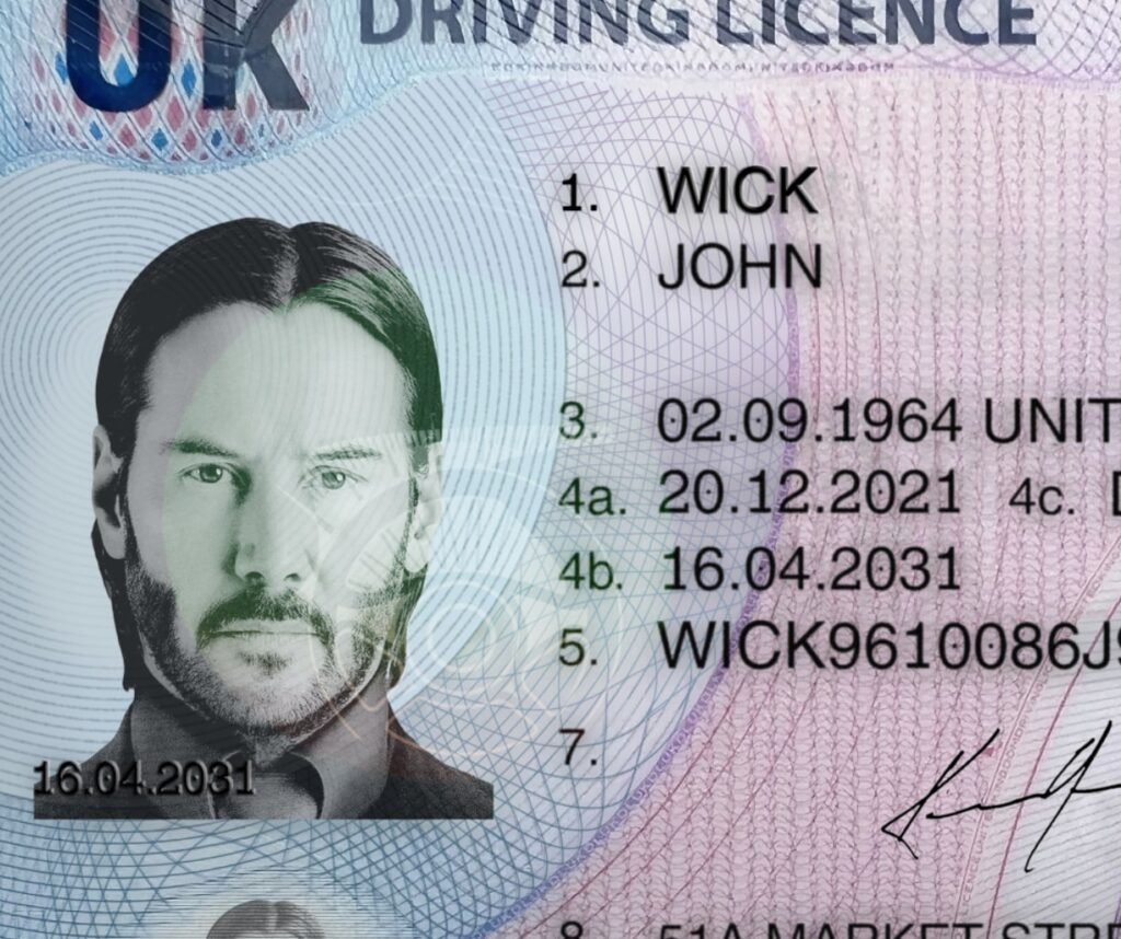 UK Driving License Template NEW » JohnWickTemplates.com